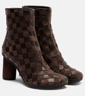 Bottega Veneta Round Toe Booties