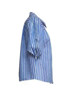 N°21 Striped Jeweled-button Shirt