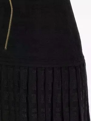 Balmain Button Knitted Mini Dress