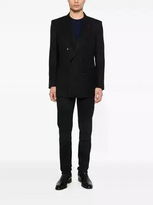 TOM FORD Double-breasted Pinstripe Blazer
