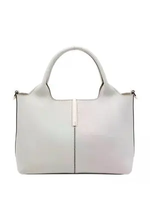 TOD'S Leather Shopping Bag With Adaptable Strap