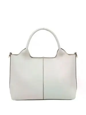 TOD'S Leather Shopping Bag With Adaptable Strap