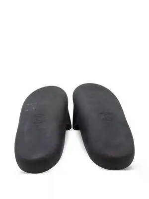 LOUIS VUITTON Flamingo Patch Leather Slides