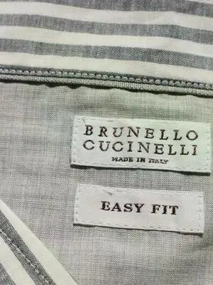 Brunello Cucinelli Striped Linen Button-down Shirt
