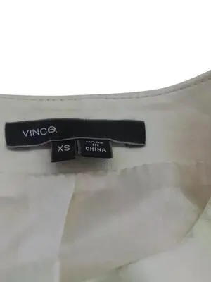 Vince Leather Collarless Jacket
