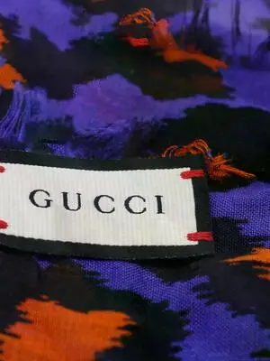 Gucci Leopard-print Scarf