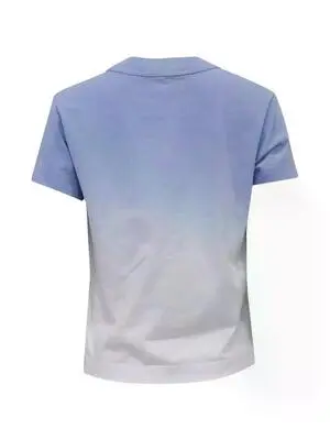 ALEXANDER WANG Logo-embroidered Ombré T-shirt