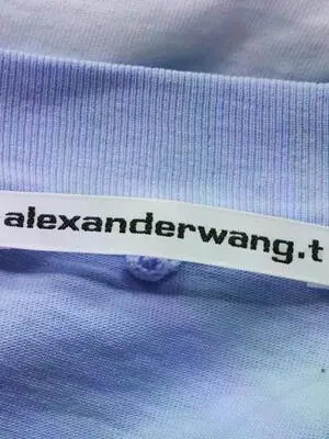 ALEXANDER WANG Logo-embroidered Ombré T-shirt