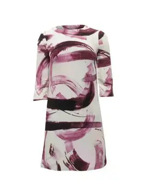 Dolce & Gabbana Brush-stroke Printed Mini Dress