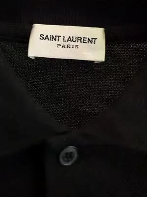 Saint Laurent Logo Polo Shirt
