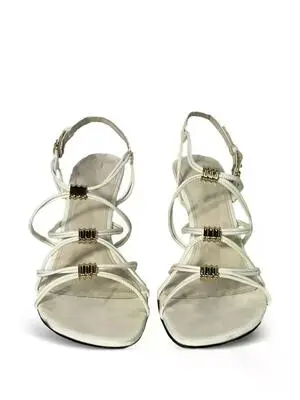Khaite Louisa Strappy Leather Sandal