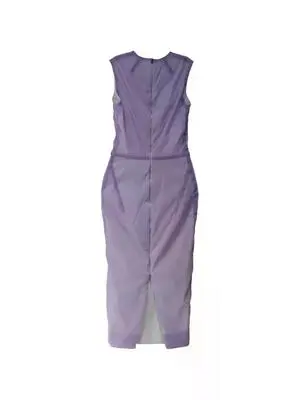 Victoria Beckham Linear Midi Fitted Dress