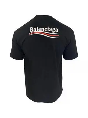 Balenciaga Logo Mock-neck T-shirt
