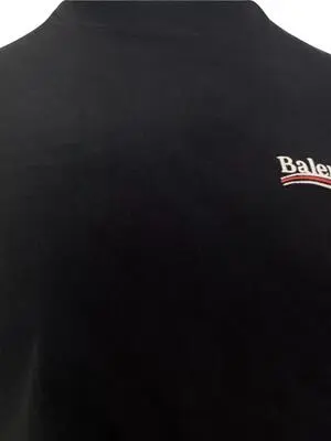 Balenciaga Logo Mock-neck T-shirt
