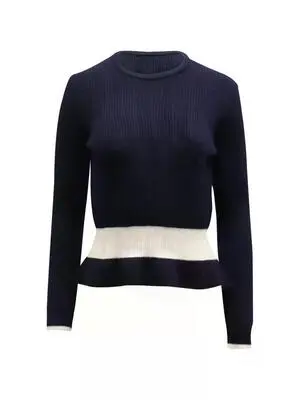 Ba&sh Knitted Peplum Sweater