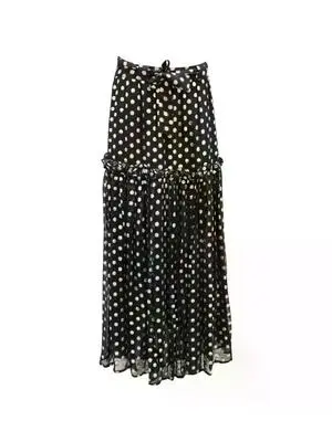 Dodo Bar Or Polka-dot Metallic Skirt