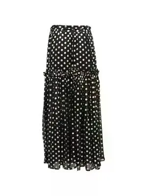 Dodo Bar Or Polka-dot Metallic Skirt
