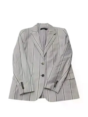 Ralph Lauren Striped Single-breasted Blazer