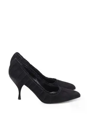 Prada Pleated Pointed-toe Pumps