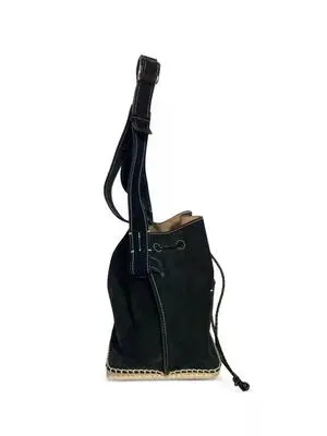 Altuzarra Drawstring Suede Bucket Bag