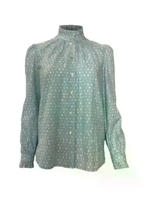 Marc Jacobs Polka-dot Ruffled Blouse