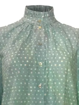 Marc Jacobs Polka-dot Ruffled Blouse
