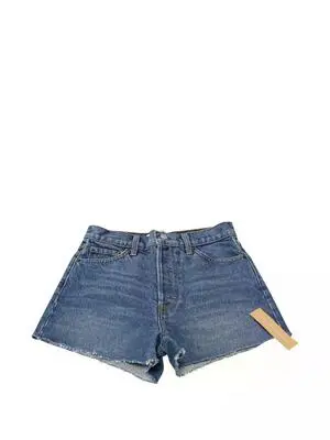 REFORMATION Raw-hem Denim Shorts