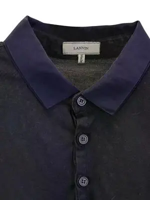 LANVIN Piqué-weave Polo Shirt