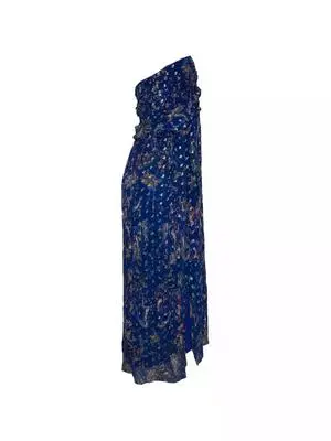 IRO PARIS Somov Halterneck Printed Dress