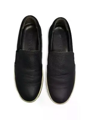 LANVIN Leather Slip-on Sneakers