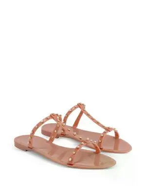 STUART WEITZMAN Stud-embellished Strap Sandals