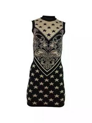 Balmain Star Motif Mini Dress