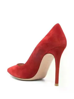 GIANVITO ROSSI Pointed-toe Stiletto Pumps - Red