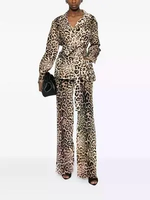 Ermanno Scervino Leopard Print Trousers