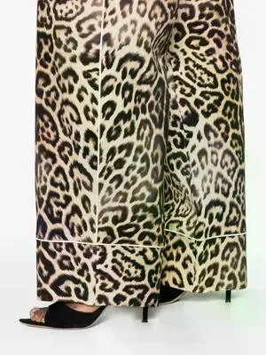 Ermanno Scervino Leopard Print Trousers
