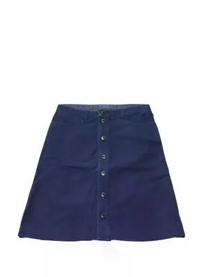 A.p.c. Button Denim Skirt