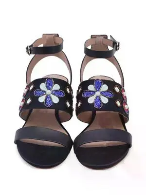 Tory Burch Estella Beaded Wedge Sandals