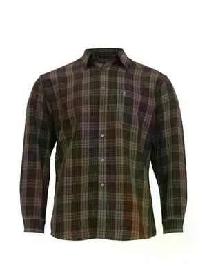 Saint Laurent Flannel Checked Shirt