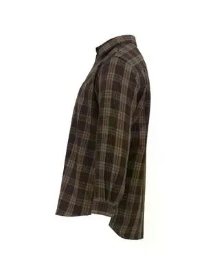 Saint Laurent Flannel Checked Shirt