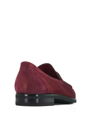 Santoni Haileigh Suede Penny Loafers