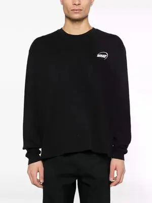 BOILER ROOM Ribbed Logo-print Sweatshirt
