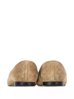 FERRAGAMO Cap Toe Bow Ballerinas
