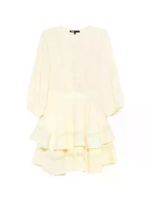 Maje Ruffled Tiered Mini Dress