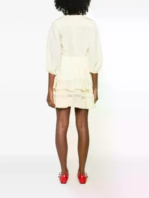 Maje Ruffled Tiered Mini Dress