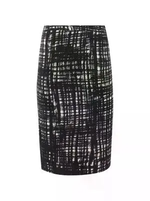 Michael Kors Vintage Tweed Midi Skirt