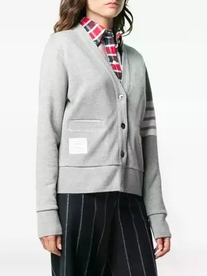 Thom Browne 4-bar V-neck Cardigan
