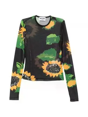 Moschino Jeans Floral Tops