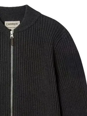 CARRER Ribbed Patch Cardigan