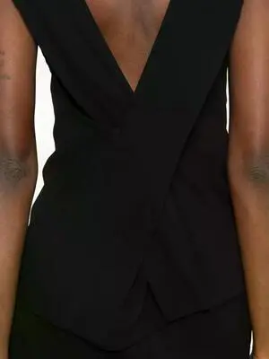 Moschino Sleeveless Blouse - Black