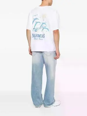 NAHMIAS Printed Crew-neck T-shirt